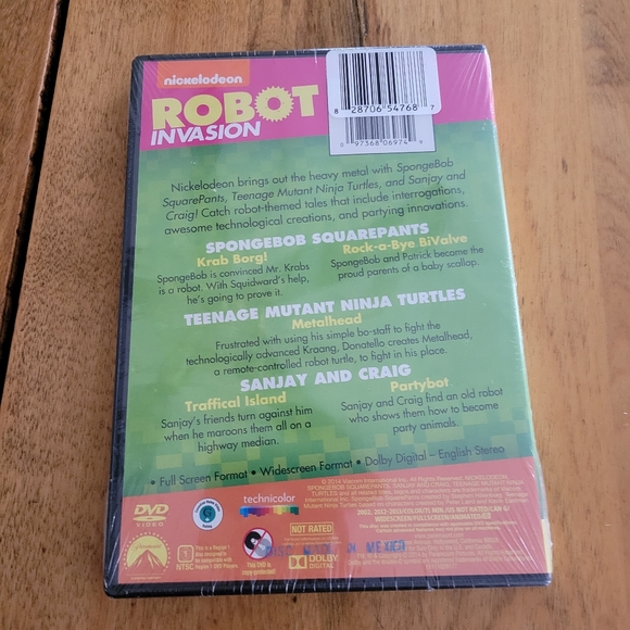 Nickelodeon | Media | Nickelodeon Robot Invasiondvd Brand New Sealed ...